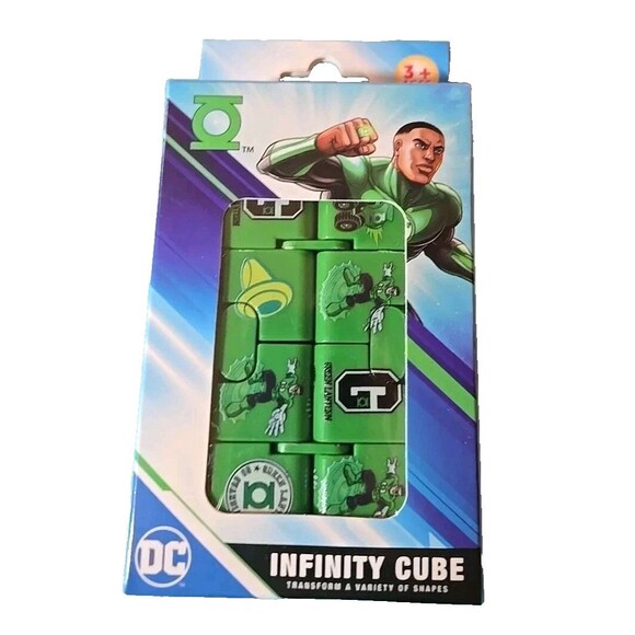 DC Comics | Toys | Dc Comics Green Lantern Infinity Cube Fidget Toy ...